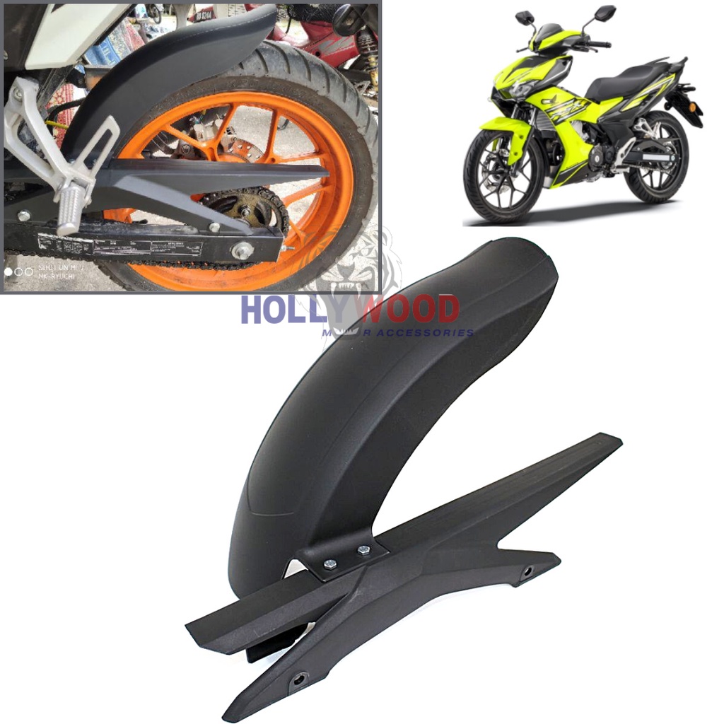 HONDA RS RS150 / RSX RSX150 REAR HUGGER INNER FENDER ; CARBON INNER ...