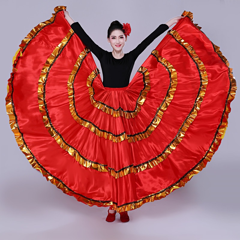 [meizi 1] Opening Dance Big Swing Skirt Spanish Bullfighting Dance