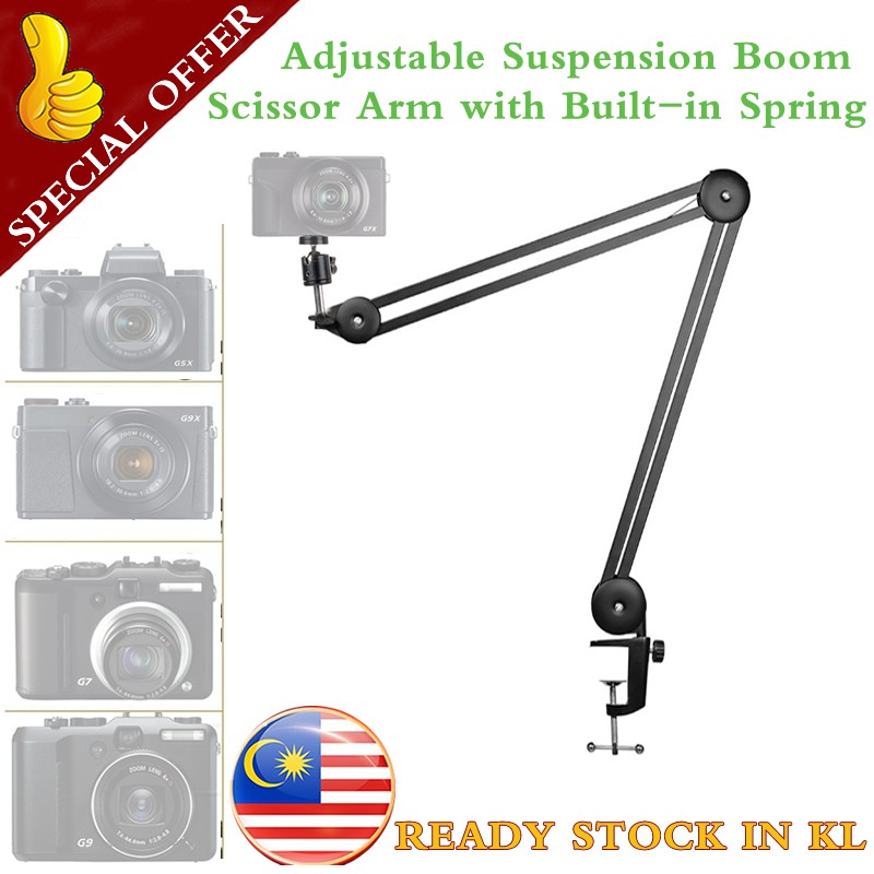 Replacement Desktop Scissor Boom Arm Digital Camera Stand Clamp For ...
