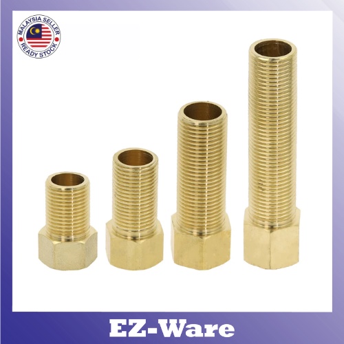 Brass Faucet Male Female Thread Adaptor Extension 25mm 50mm 70mm 90mm ...