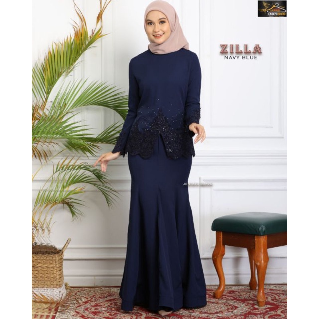 [READY STOCK] KURUNG MINI MODERN | KEBAYA MINI MODERN | ZILLA KURUNG | KURUNG MOSS CREPE | BAJU ...