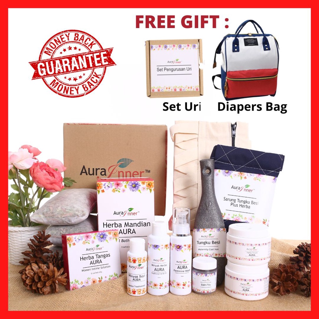 Set Berpantang Ibu Bersalin Lengkap 44 Hari FREE Maternity Bag & Stokin ...