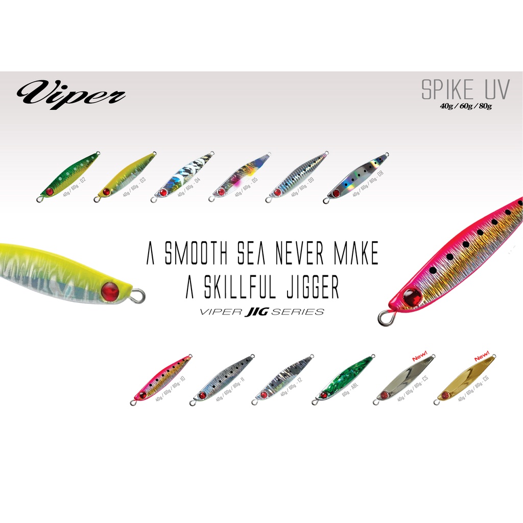 SPIKE UV VIPER FAST JIG TENGGIRI 60gm | Shopee Malaysia