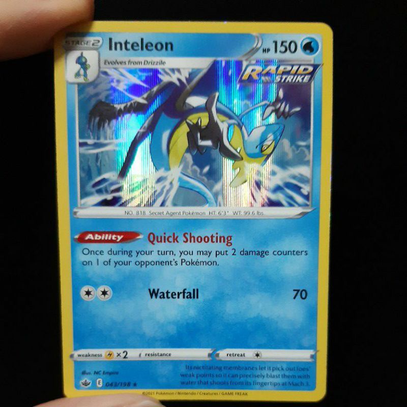 Pokemon Card TCG: Chilling Reign: Beedrill/ Weavile/ Rillaboom ...