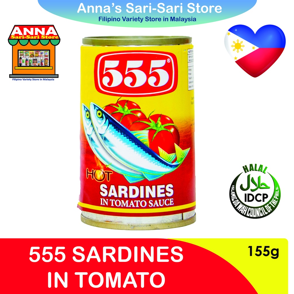 555 ASSORTED SARDINES 155 Grams (HALAL) | Shopee Malaysia