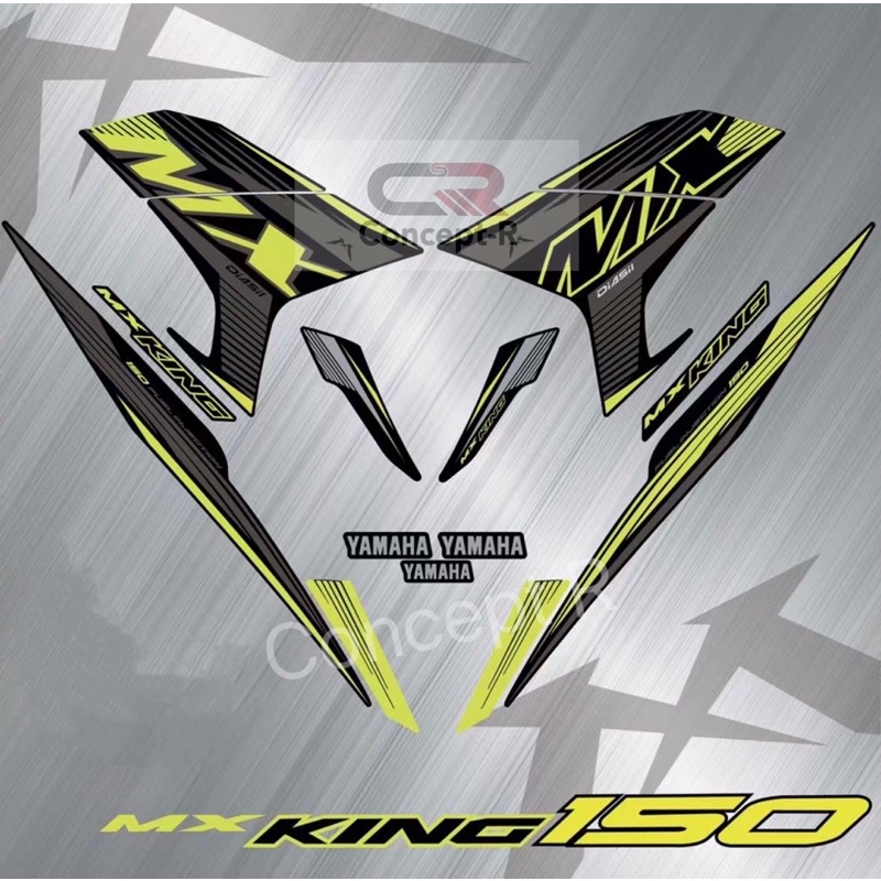 Cover Set Sticker Stripe MX King 150 (17) Y15ZR 2021 Vietnam Design ...