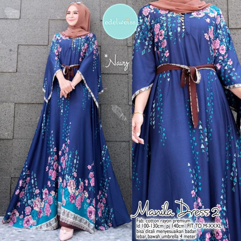 Manila Dress 2 BY Edelweiss | Shopee Malaysia