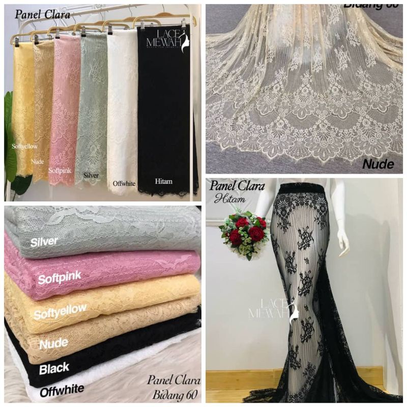 🔥PANEL LACE JIMAT KAIN NIKAH PASANG🔥 SET MURAH LACE, KAIN PASANG NIKAH ...