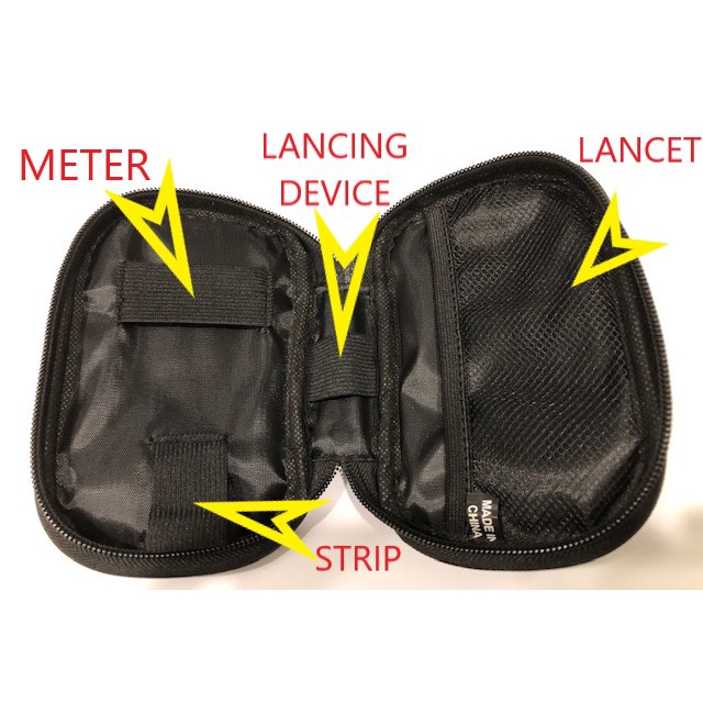 Quality Glucose Meter Case / Glucometer Storage Pouch | Shopee Malaysia