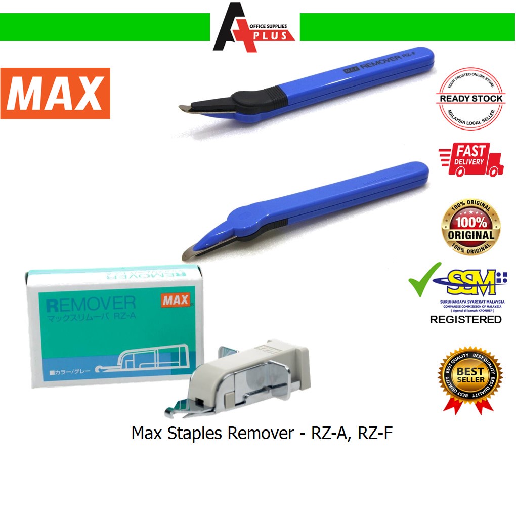 MAX Staples Remover / Pembuang Dawai Kokot - RZ-A, RZ-F | Shopee Malaysia