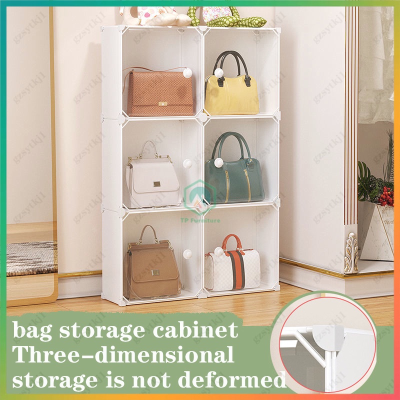 Bag storage cabinet room storage artifact bedroom dustproof bag storage ...