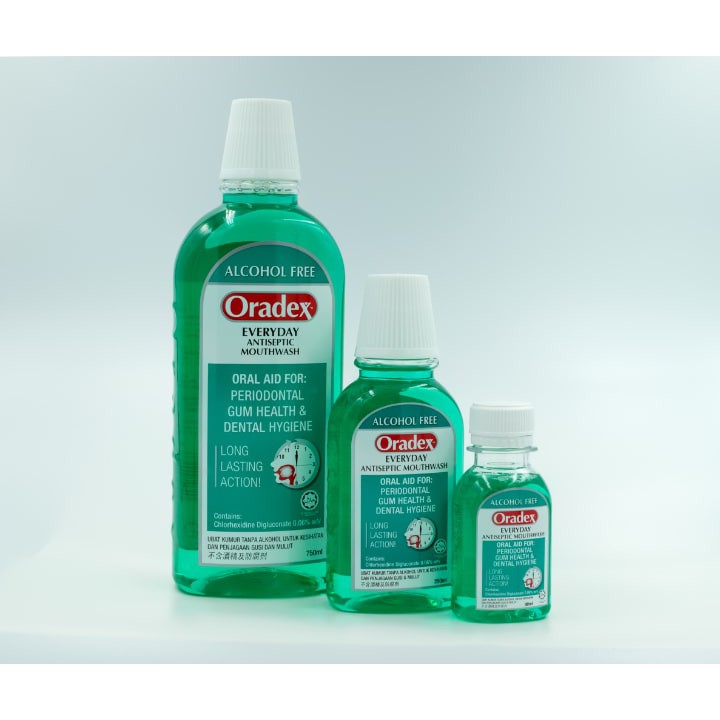 ORADEX EVERYDAY ANTISEPTIC MOUTHWASH (250ML / 750ML) | Shopee Malaysia