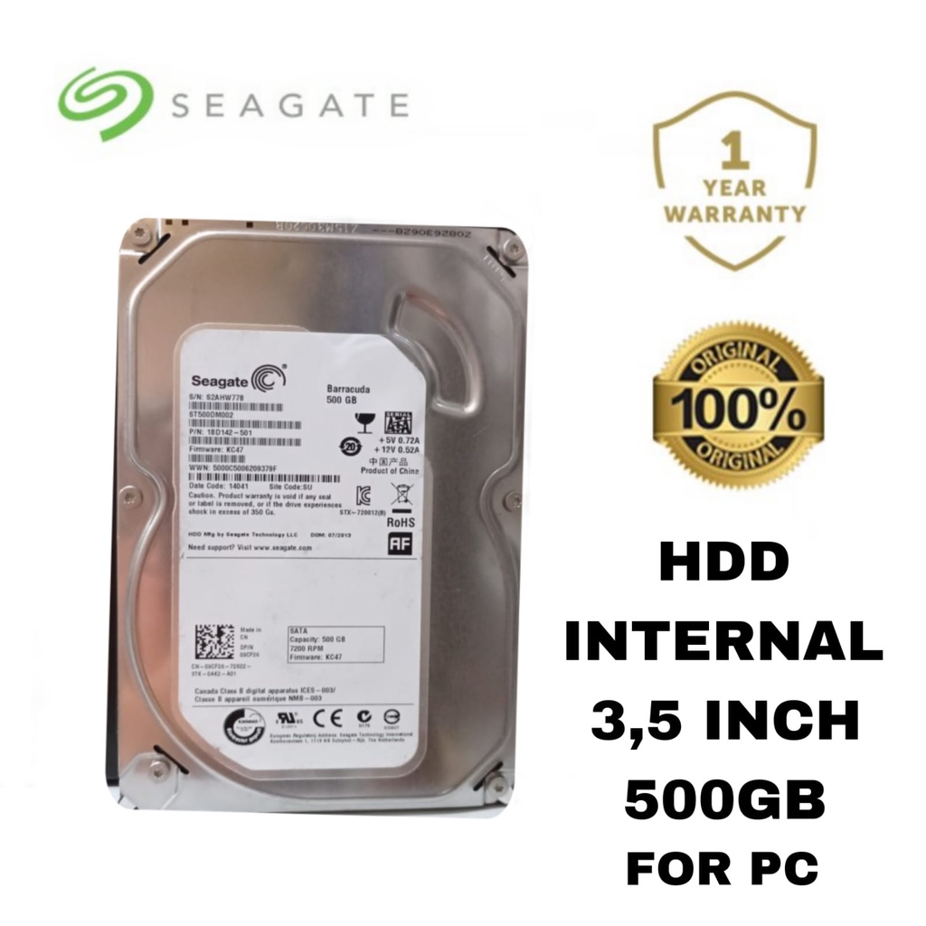 3.5inch Internal HDD for PC Computer | Shopee Malaysia