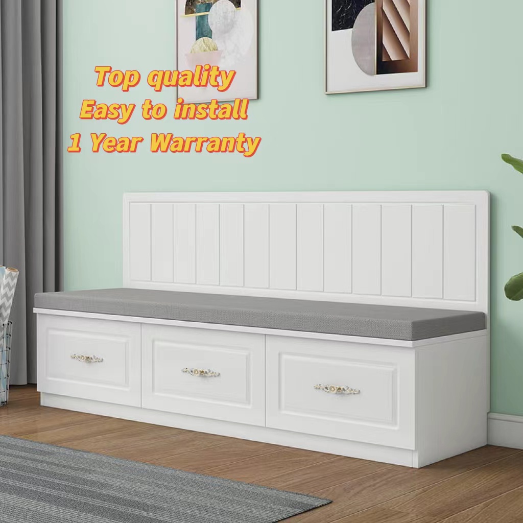 New card seat dining table home sofa stool small apartment solid wood ...