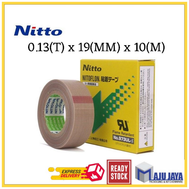 Nitto 973UL Glass Cloth Teflon Tape Nitoflon PTFE Adhesive Tape Sealer ...
