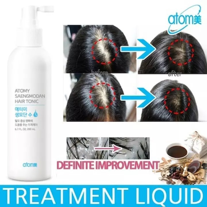 Atomy Herbal Hair Tonic 200ml / Saengmodan Hair Tonic 200ml | Shopee ...