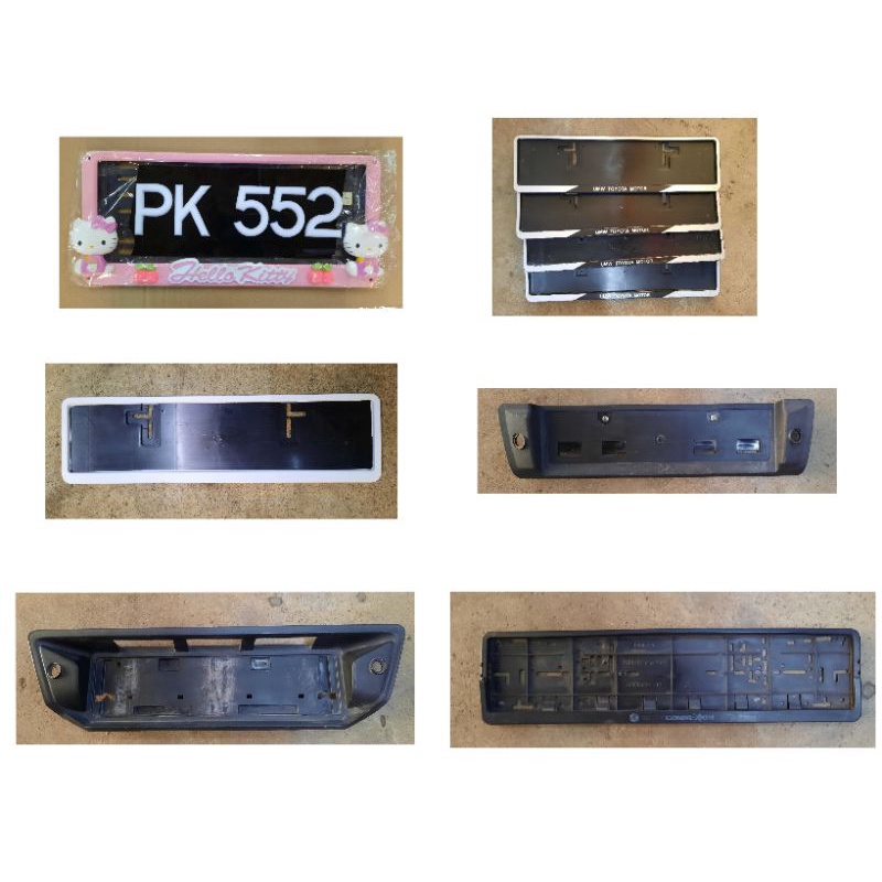 used Genuine plate holder, frame cover ,GARNISH LICENSE PLATE,NP300 ...
