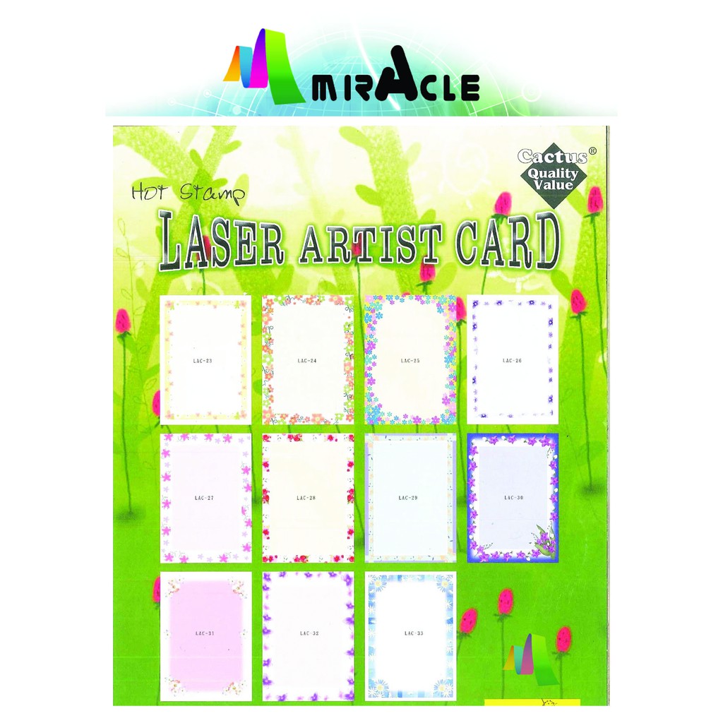 A4 Fancy Card / Kertas Folio Binding Cover 10s /pkt ~HOT STAMPING LASER ...