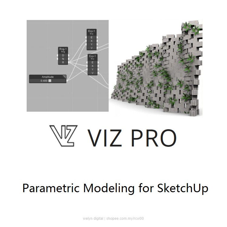 SketchUp | Plugins | Viz Pro 2025 - Parametric Modeling for SketchUp | Shopee Malaysia
