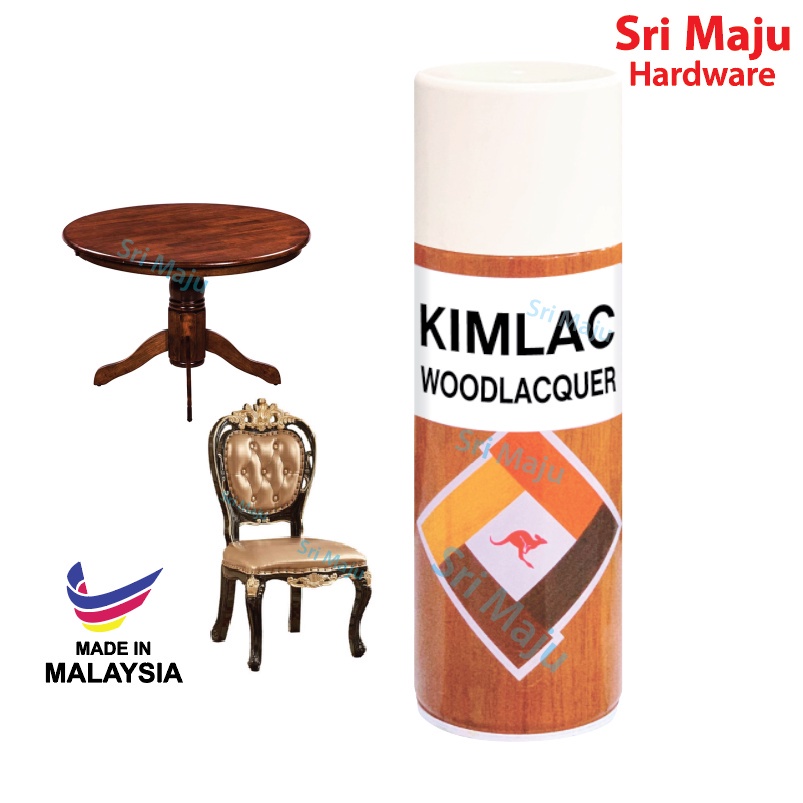 MAJU 9610 Kimlac Quality Spray Wood Lacquer Acrylic Based Aerosol ...