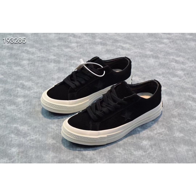 CONVERSE ONE STAR LOGO BLACK PREMIUM | Shopee Malaysia