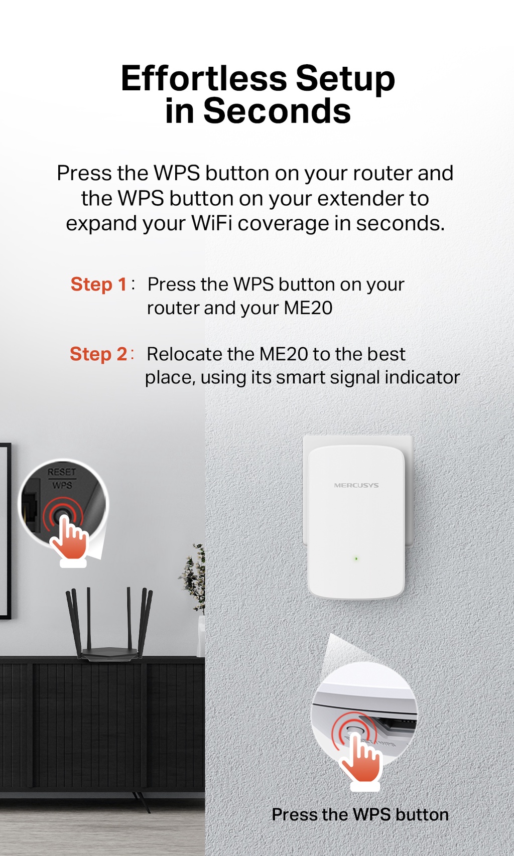 Mercusys (By TP-Link) ME20 AC750 Dual Band 5GHz+2.4GHz Wireless WiFi ...