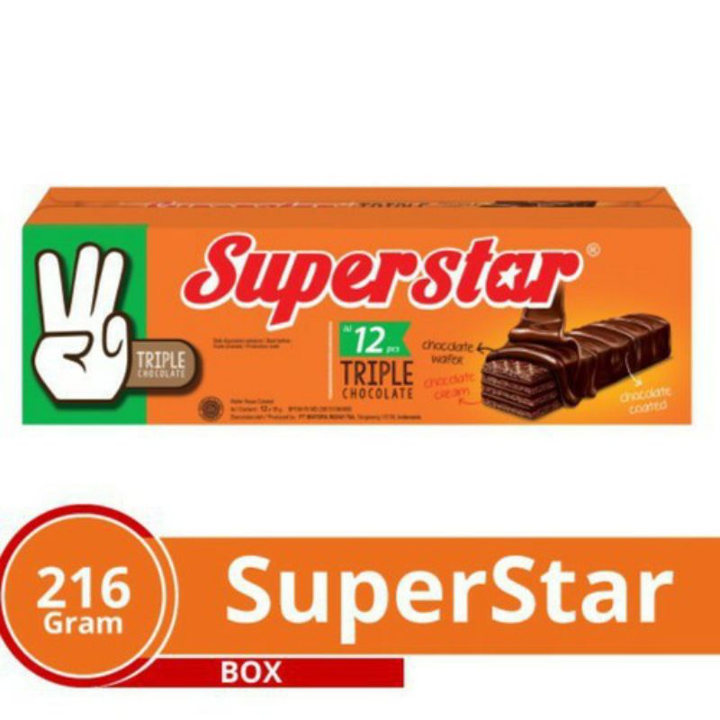 Superstar chocolate sponge cake box 192gr | Shopee Malaysia