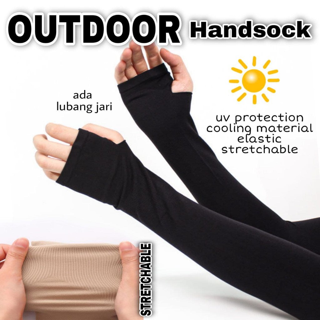 Handsock UV PROTECTION COOLING THUMB for outdoor Handsock Murah Viral ...