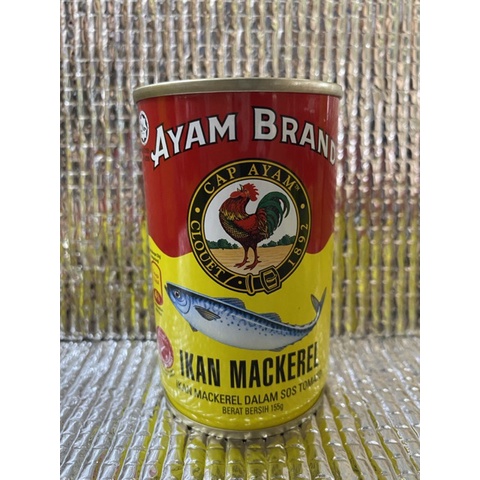 ⚡24hour Delivery⚡AYAM BRAND IKAN SARDINE 155G/215G/230G/425G & IKAN MACKEREL 155G/230G/425G ...