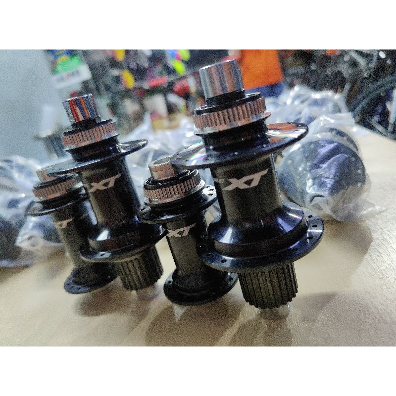SHIMANO 12SPEED XT / SLX M8100 M7100 BOOST / NON BOOST HUB SET | Shopee ...