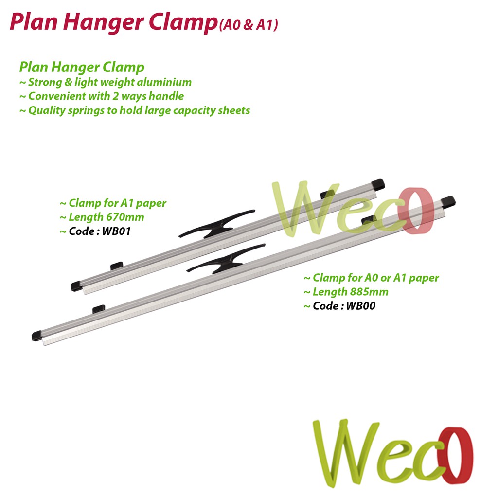 Plan Hanger Clamp A1 & A0 | Shopee Malaysia