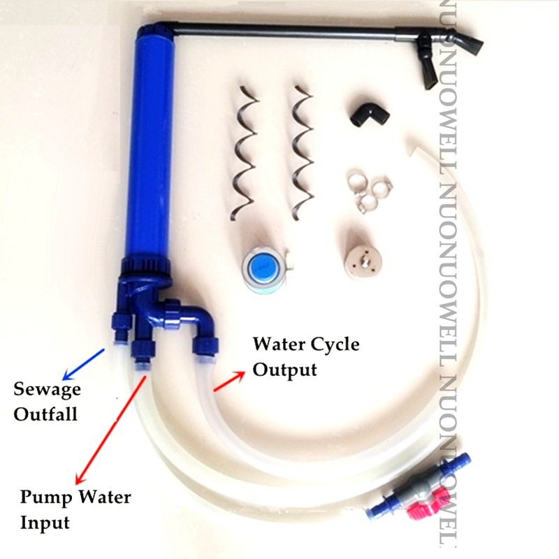 1Set Aquarium Fish Tank 4-Way Overflow Pipe Connectors Sets Fish Tank ...