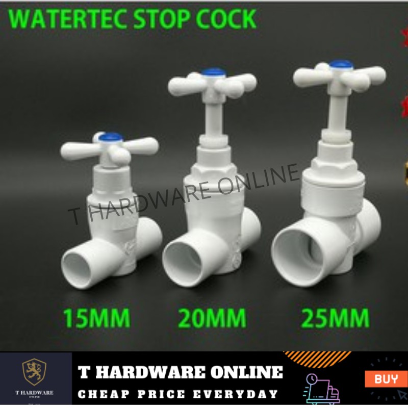 WATERTEC Kitchen or Bathroom Stopcock 1/2", 3/4" or 1" | Shopee Malaysia
