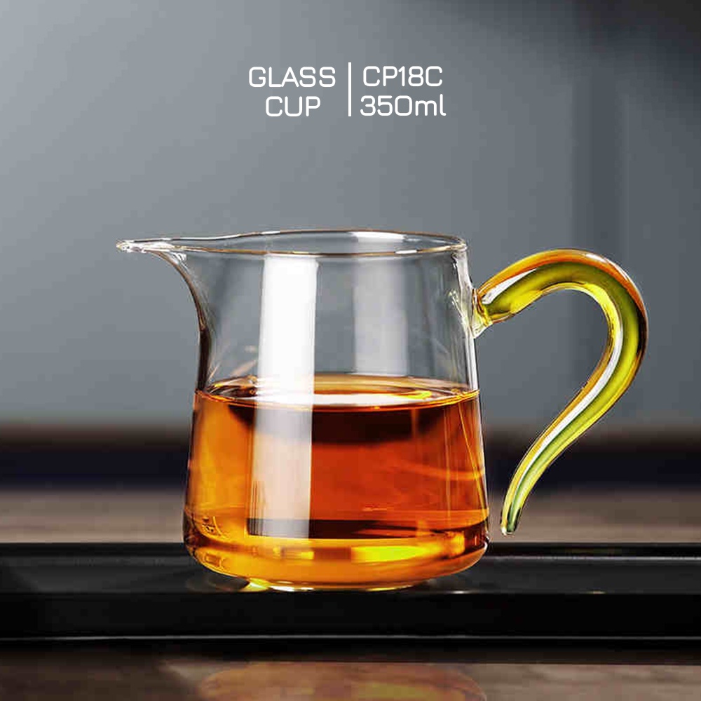 Heat-resistant glass tea bowl 350mL CP18B (yellow) | Shopee Malaysia