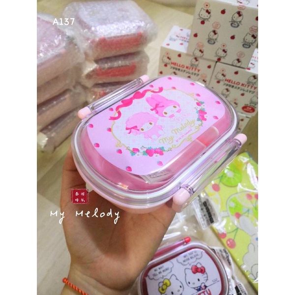 Sanrio Thailand Hello Kitty My Melody Lunchbox (A137) | Shopee Malaysia