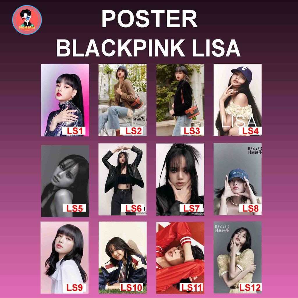 BLACKPINK LISA POSTER / KPOP BLACKPINK POSTER | Shopee Malaysia