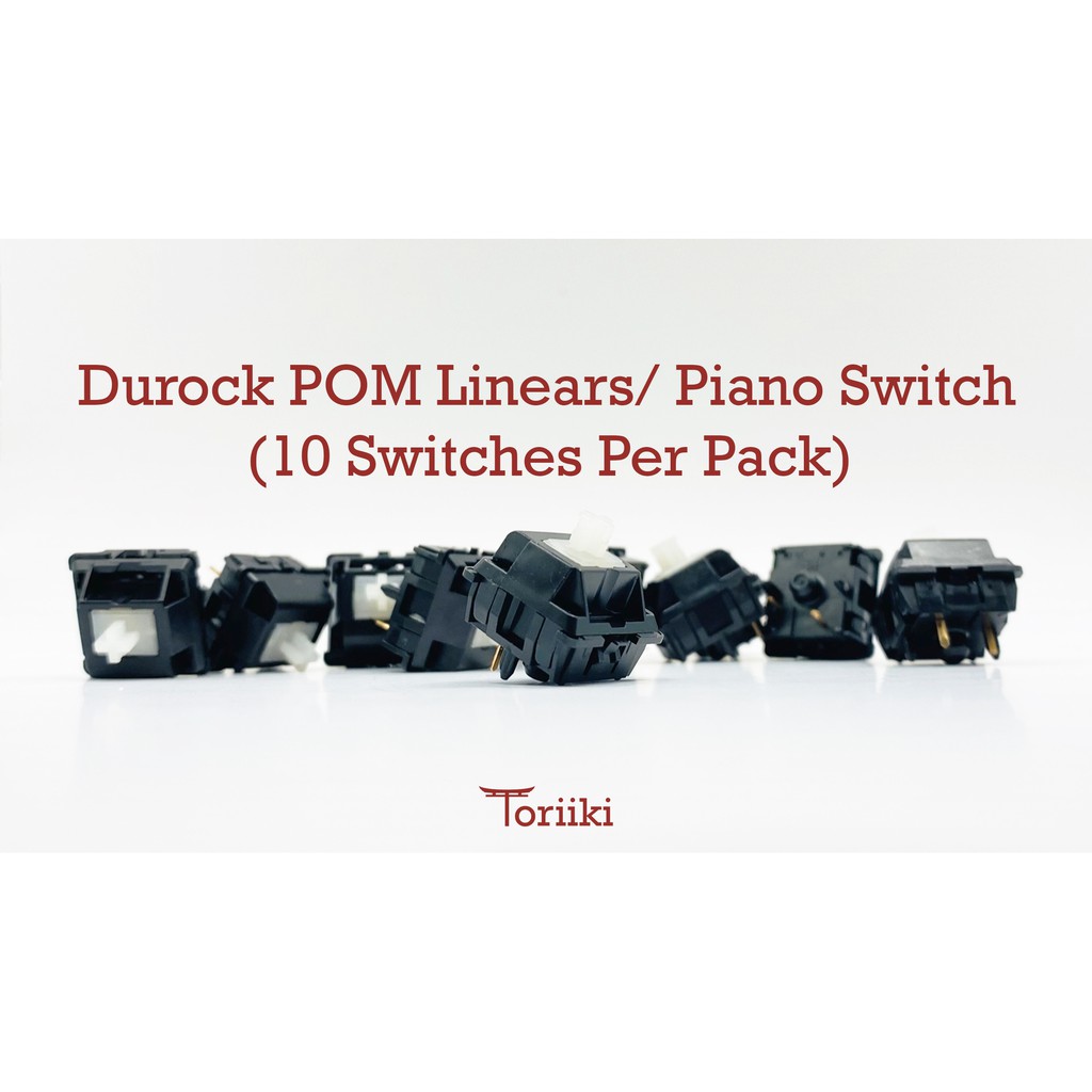 Durock / JWK POM Linear/POM Piano Switch (POM housing/Secret Material ...