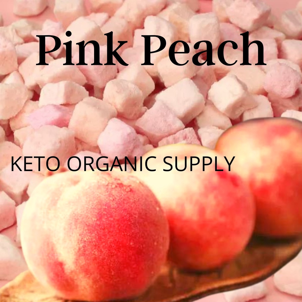 Freeze Dried Pink Peach Granular 250g Crushed Coarse Diced Flakes Mince ...