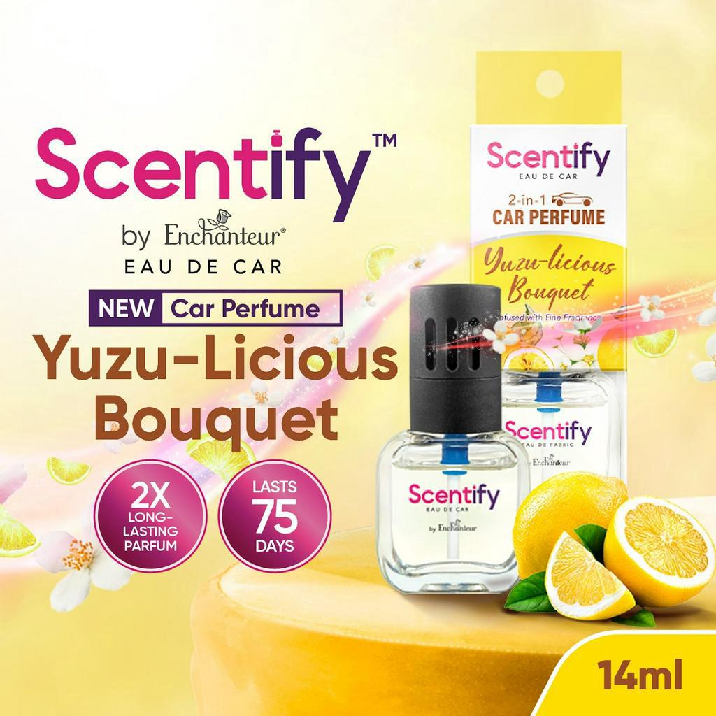 Scentify Eau De Car Yuzu-licious Bouquet 14ml | Shopee Malaysia