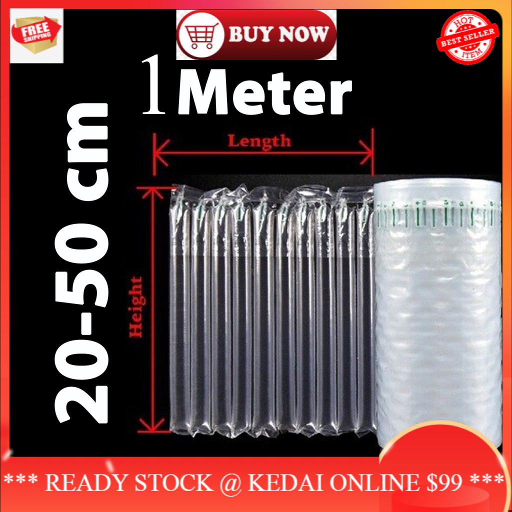 💥[NEW ARRIVED]💥 Inflatable Air Bubble Wrap 1M Secure Packaging ...