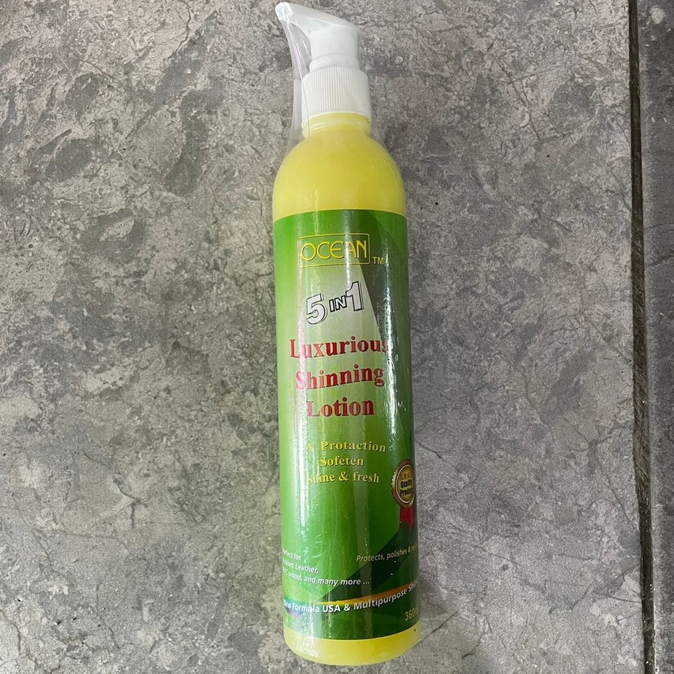 OCEAN 5IN1 LUXURIOUS SHINING LOTION (LEATHER PLASTIC PVC WOOD ETC ...