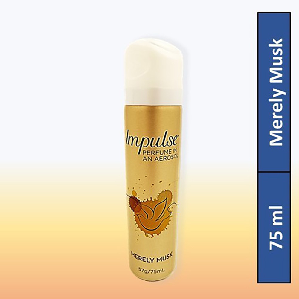 Impulse Merely Musk Perfume In An Aerosol for Women 75ML | Shopee Malaysia