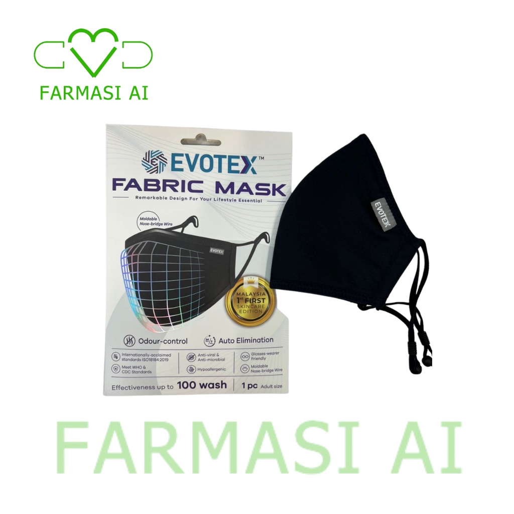 Evotex Fabric Mask 1pc (Adult) | Shopee Malaysia