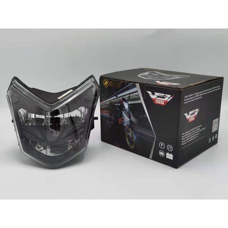 SYM VF3I HEAD LAMP ZHI.PAT LED FRONT HEAD LIGHT SUPER WHITE /VF3 SYM ...
