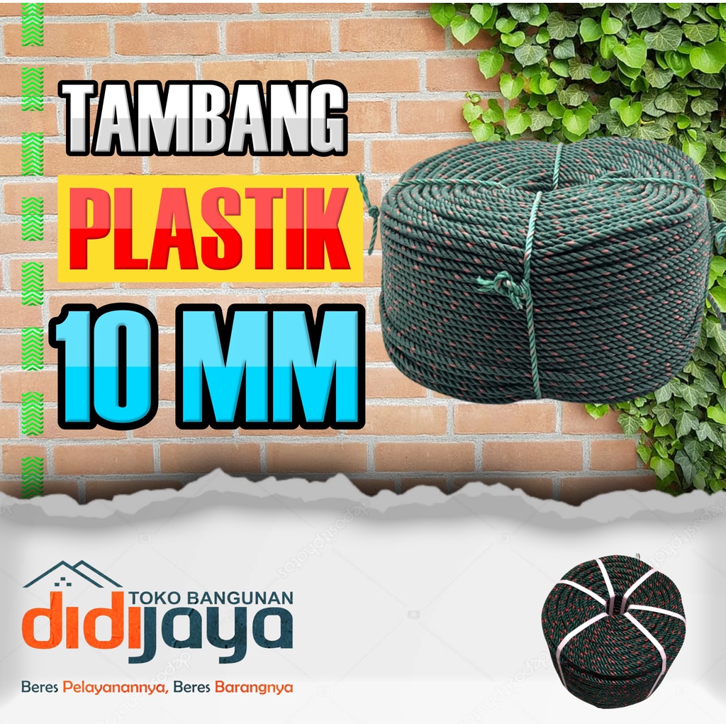 10 MM Plastic Mining Rope THREADED Color (Per Meter) | Shopee Malaysia