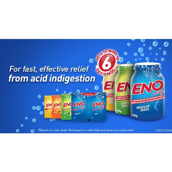 Eno Fruit Salt White / Lemon / Ginger / Oren (100g /200g / 4.3g ...