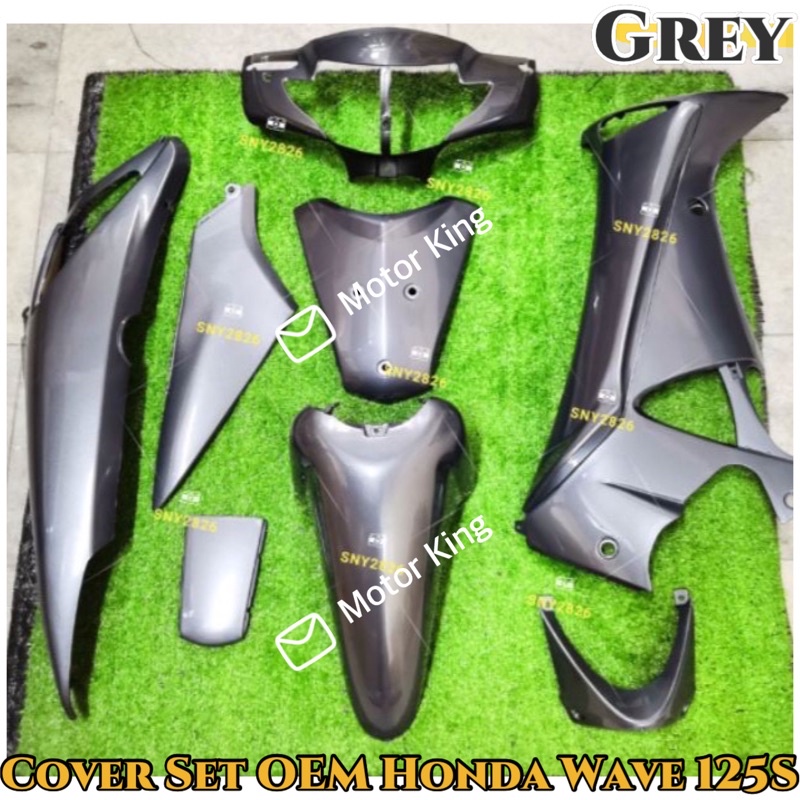 Cover Set OEM Honda Wave 125S W125S Wave 125 S (GREY) | Shopee Malaysia