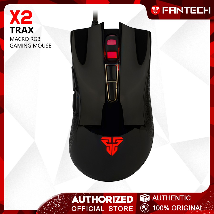 [EVERYDAY LOW PRICE] FANTECH TRAX X2 LED Optical 7D USB Gaming Mouse ...