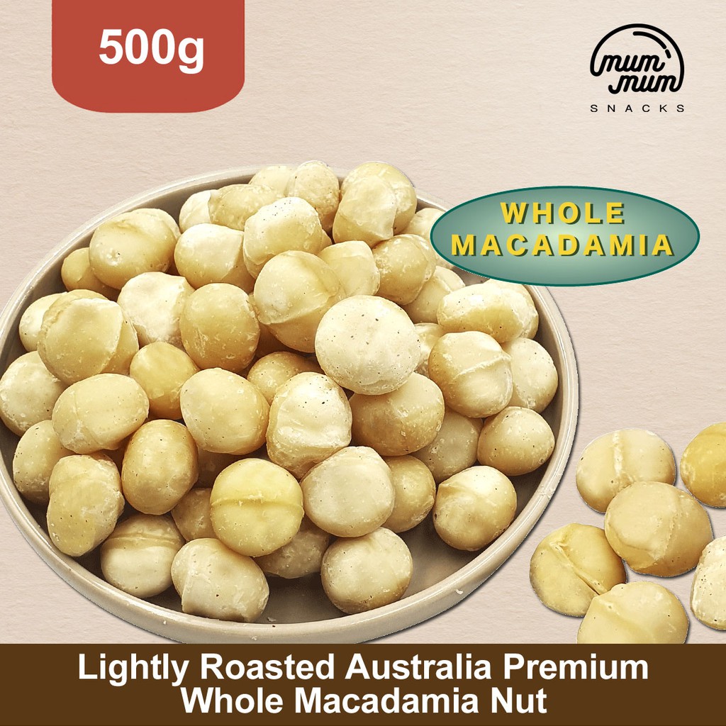[Grade AA-WHOLE] Lightly Roasted Australia Premium Whole Macadamia Nut ...
