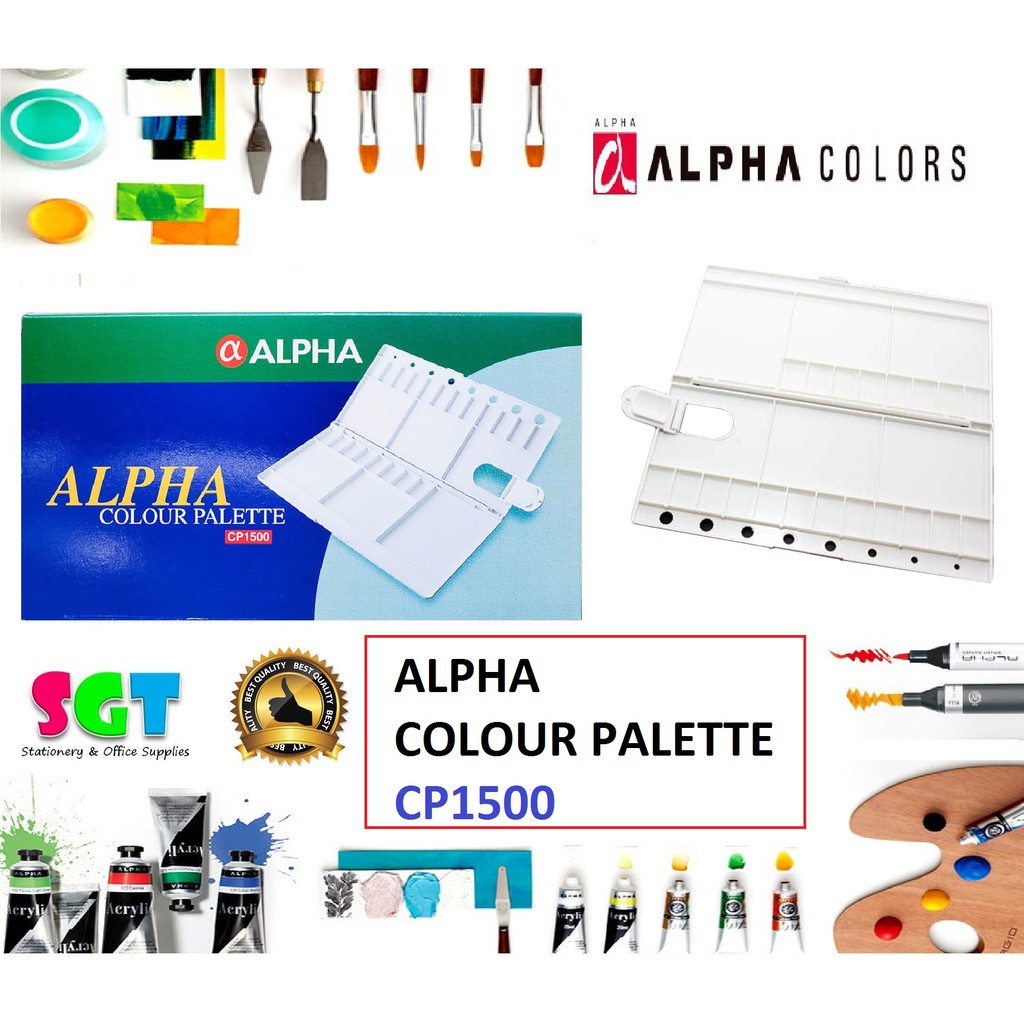 Alpha Colour Palette (CP1500) | Shopee Malaysia